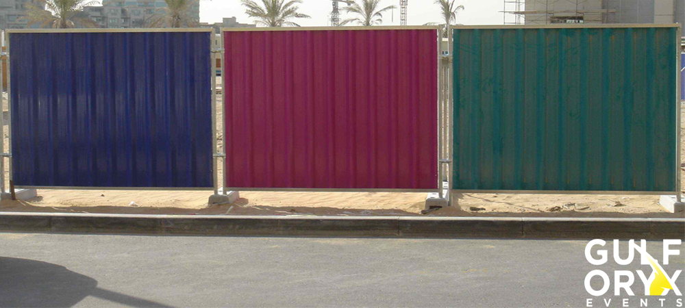 Construction Fence Rental & Sale in Saudi Arabia - gulforyxevent